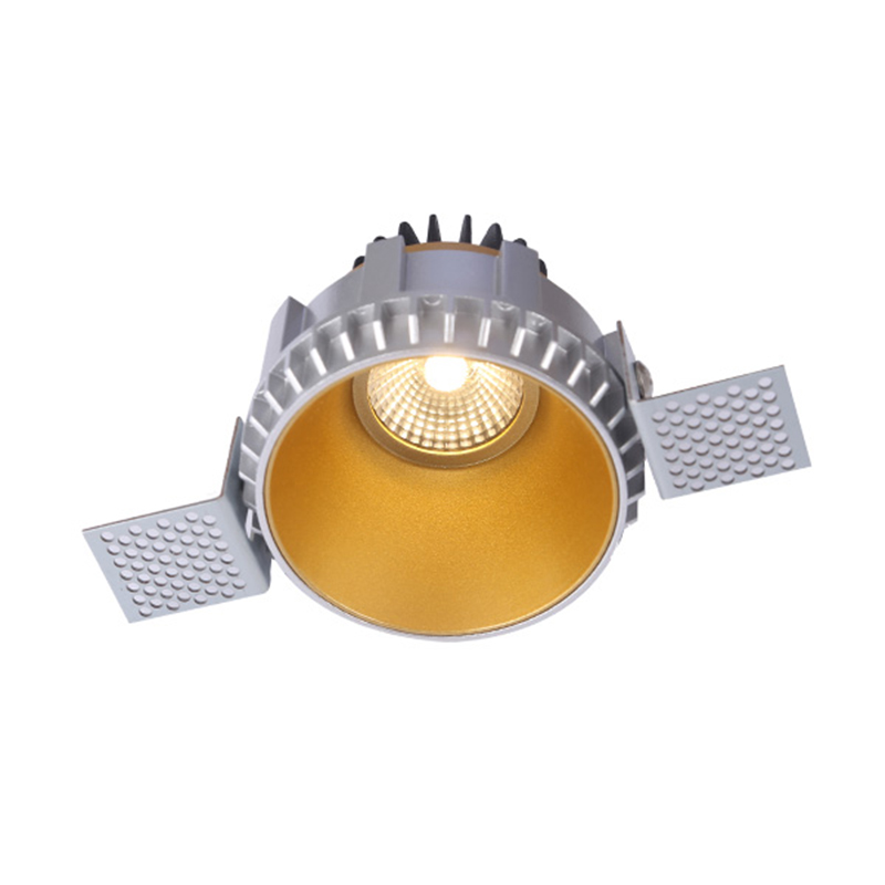 Trimless led downlight,Ceiling Recessed Cob Downlight,IP54 10W