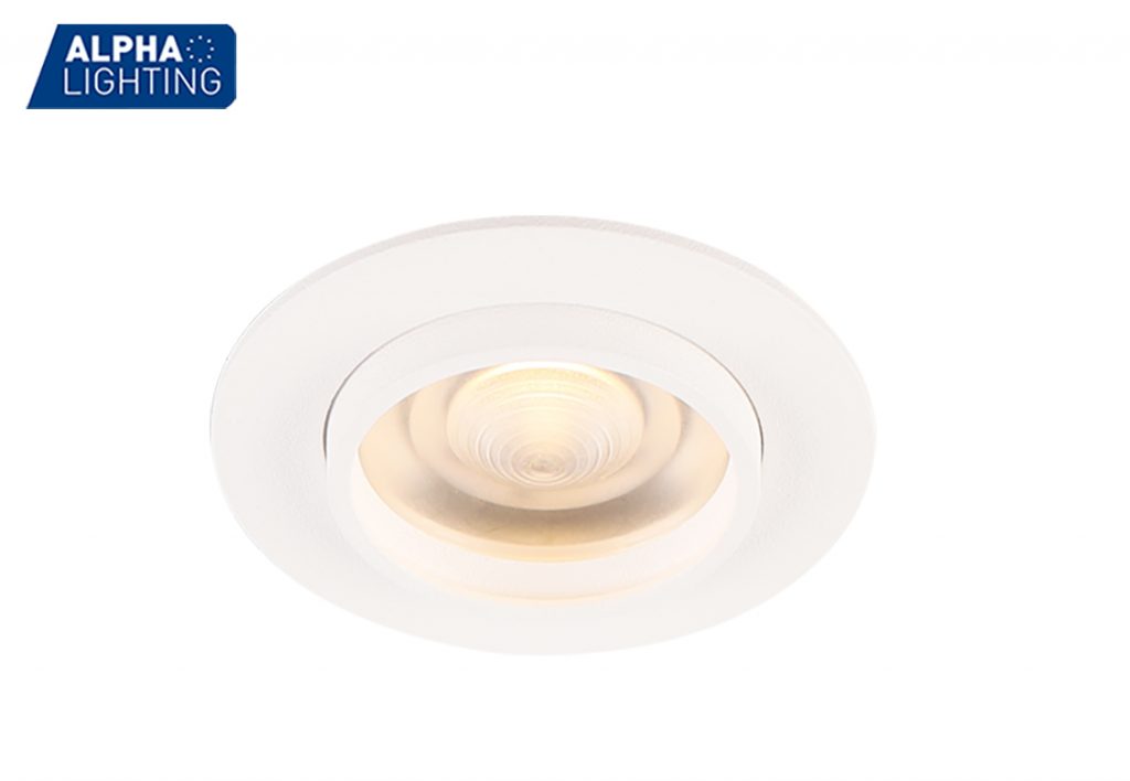 4W Aluminum Adjustable Beam Angle LED Ceiling Recessed Light