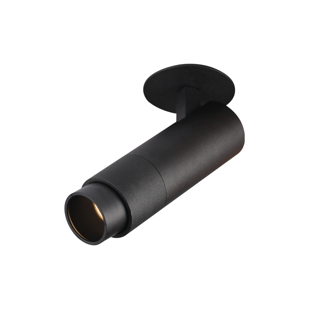 Telescopic zoom adjustable beam angle led ceiling downlights