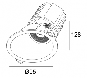 alpha lighting super quality led ceiling washer lights