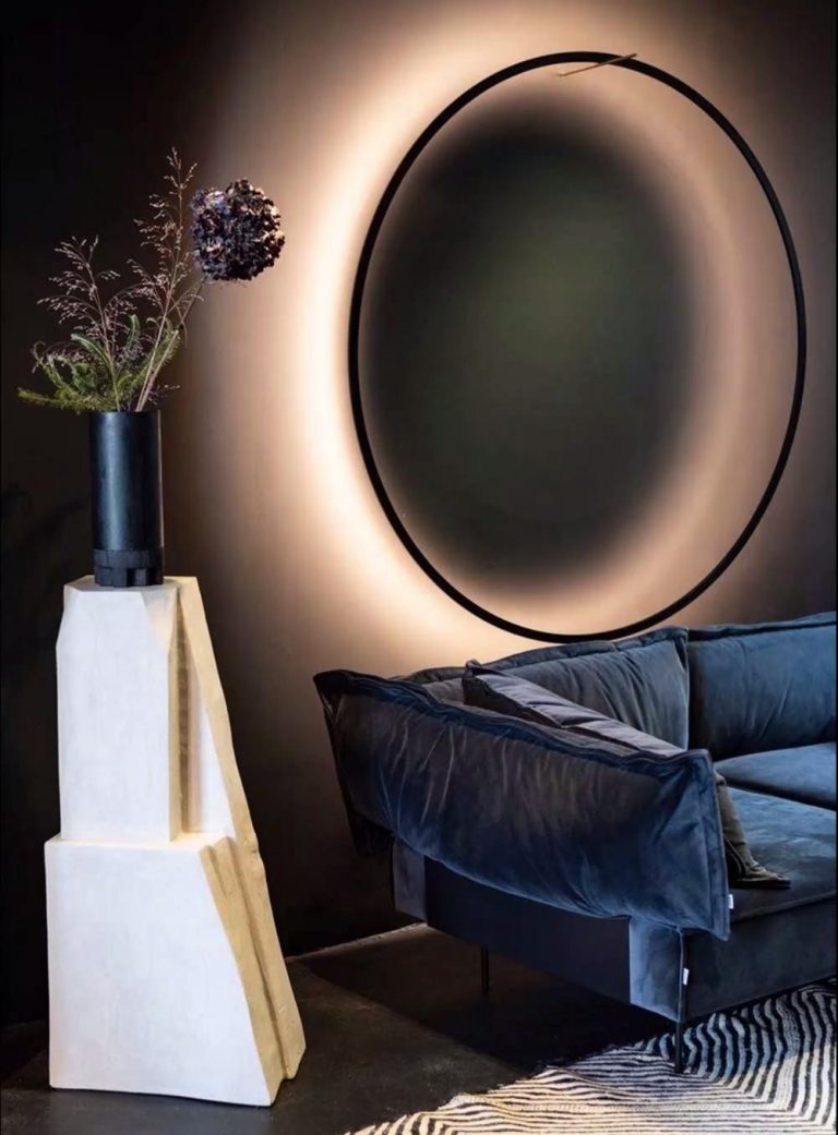 Where should wall lights indoor be placed?