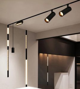 Magnetic track lights should be how to install?