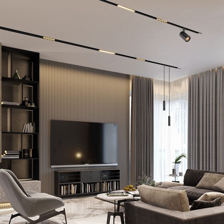 Magnetic track lights should be how to install?