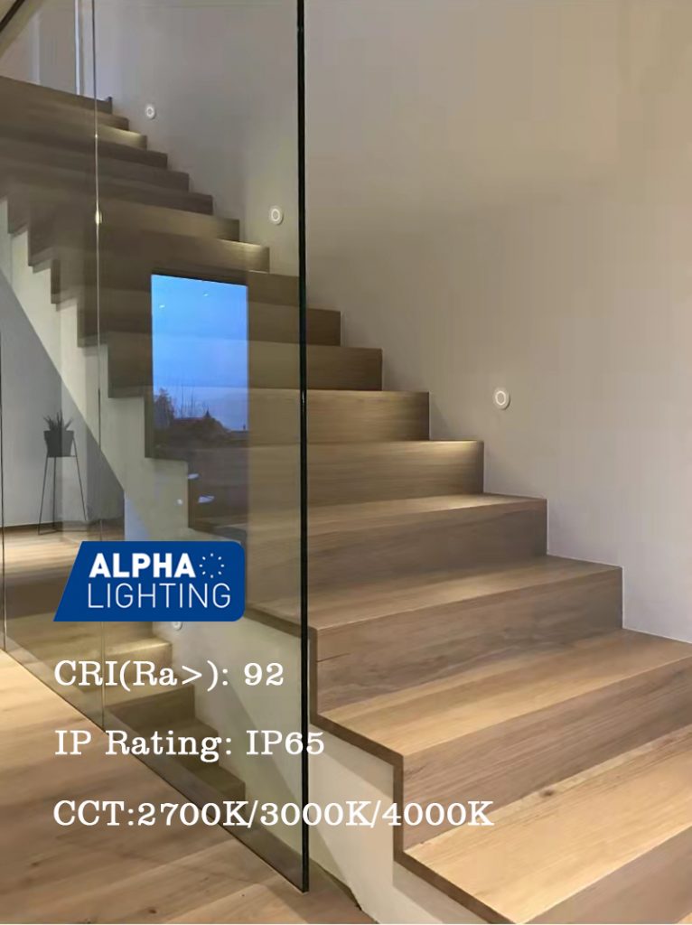 Led Step Stair Night Light IP67 Waterproof Recessed Led Footlight