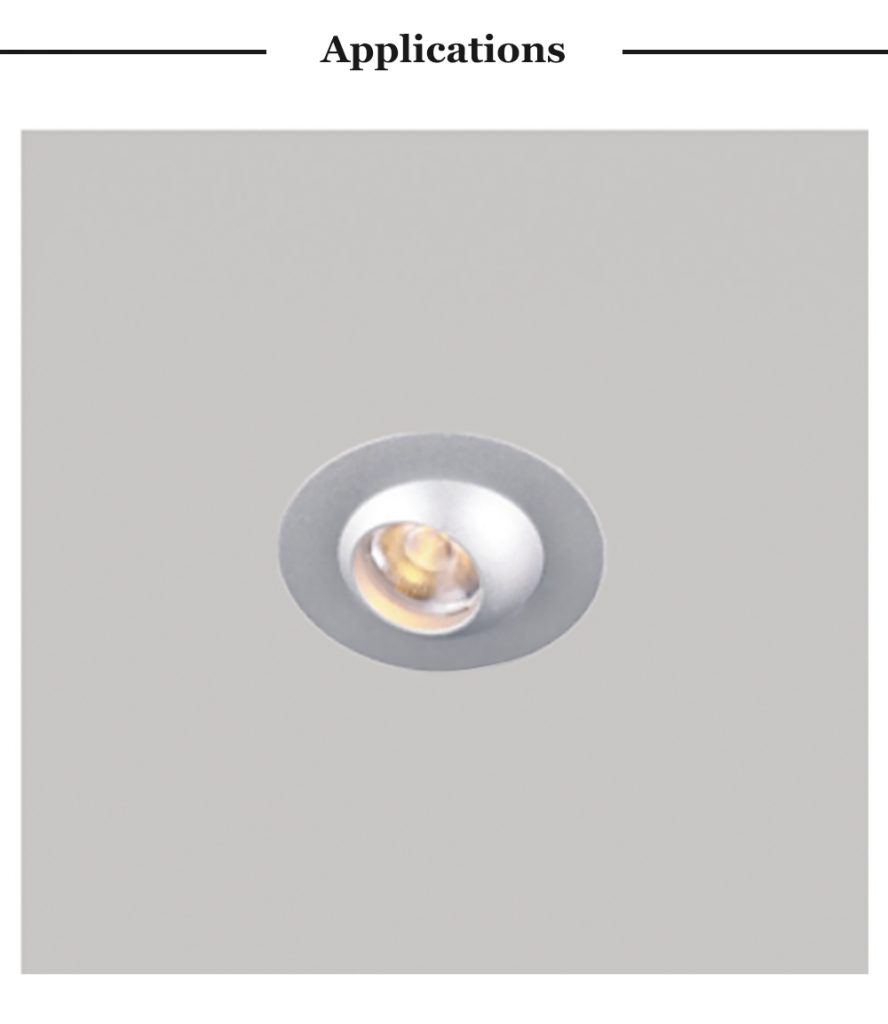 Adjustable Angle Indoor Cabinet Light Showcase Spotlight