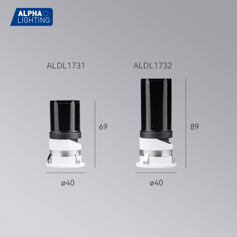 MAXI Series Max.19V 7W chrome downlight 560lm Recessed Downlight